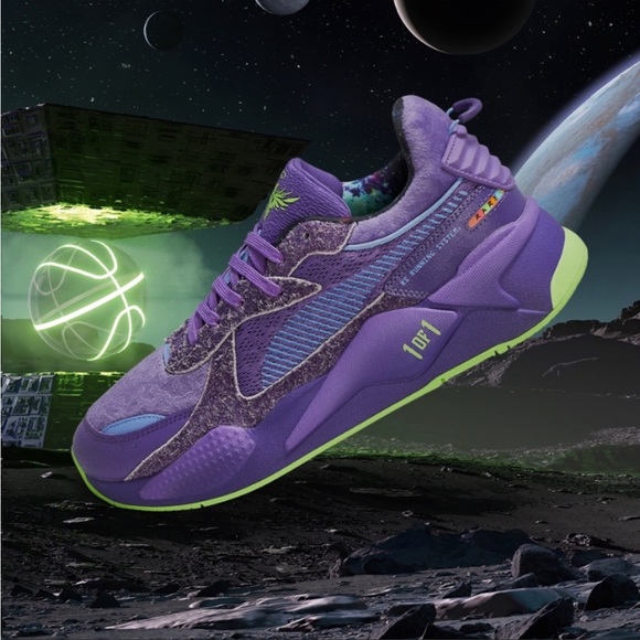 Puma | Shoes | Puma Rsx Mens Sz Purplegreen | Poshmark